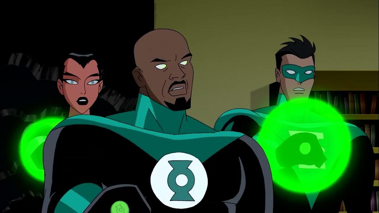 Green Lantern (John Stewart) (DCAU) Powers and Fight Scenes - Justice League Unlimited - YouTube