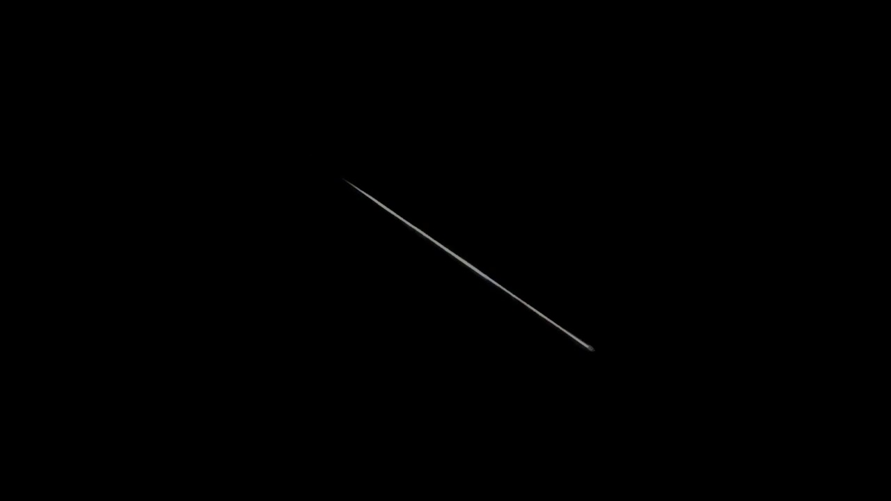Shooting stars black screen for editing - YouTube