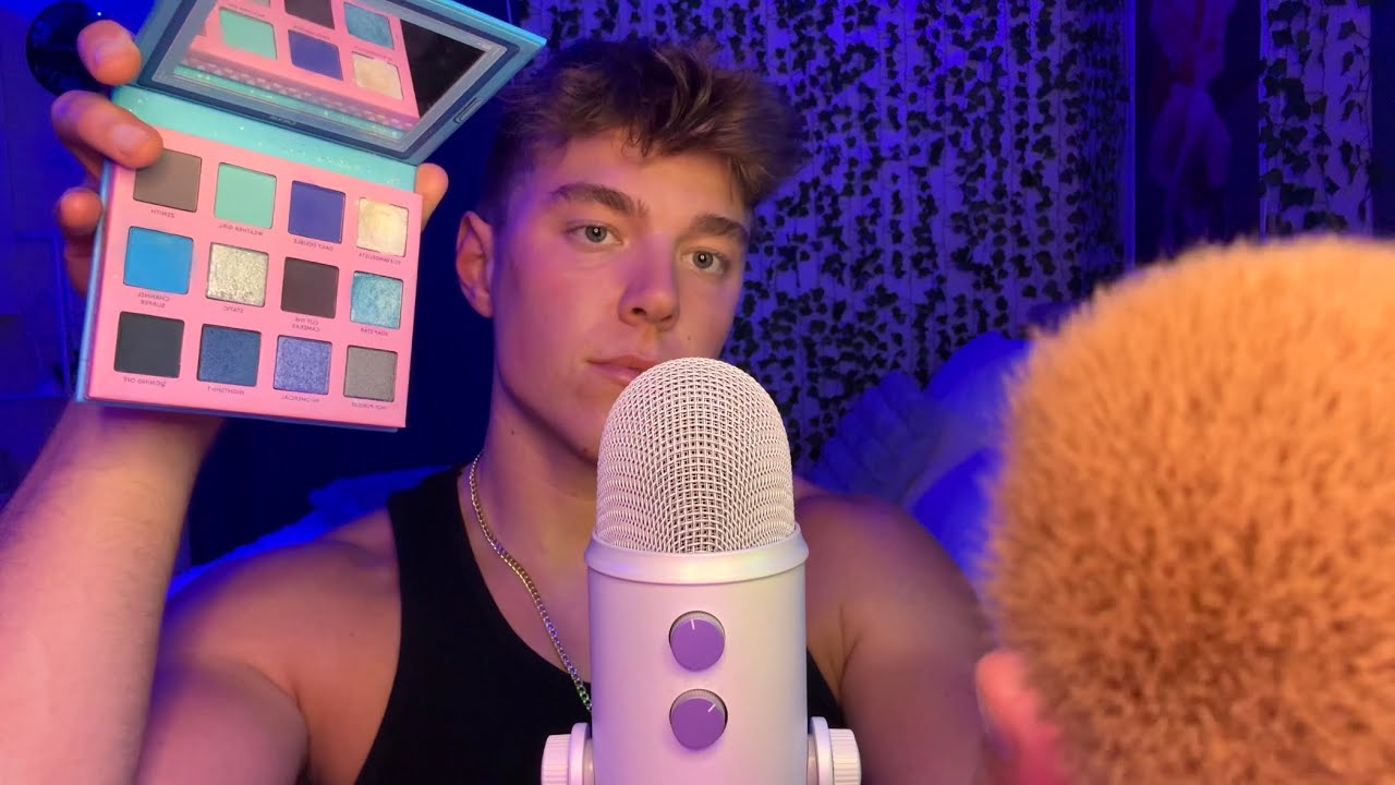 ASMR gay best friend does your makeup 🏳️‍🌈 - YouTube