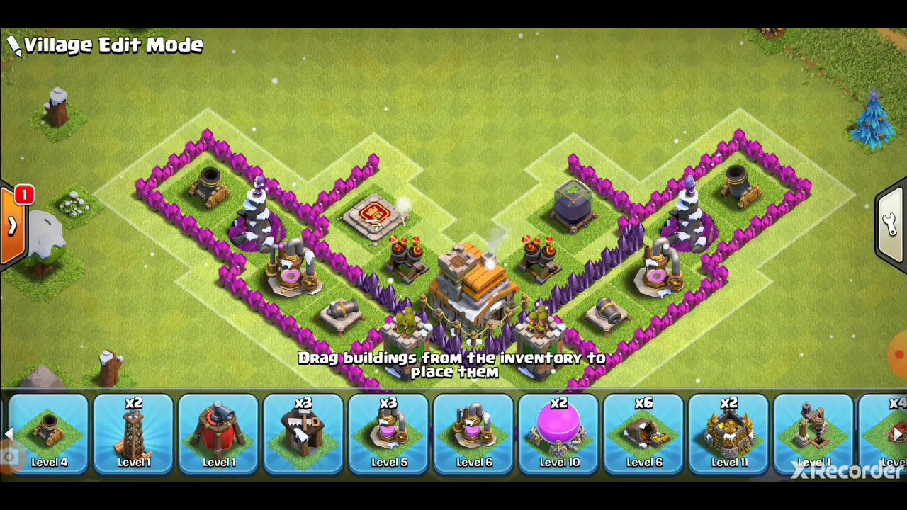 COC town hall 7 best defence base in 2020 in android - YouTube