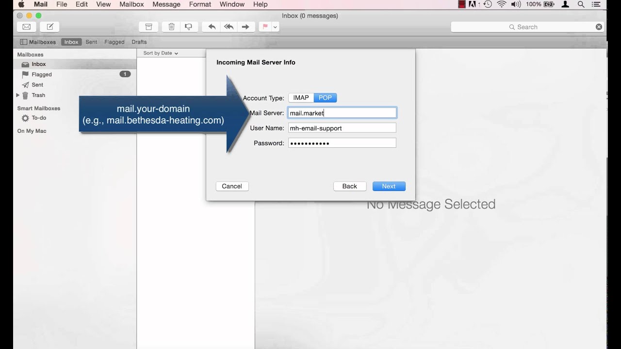 2015 - Setting up Email on MacMail - YouTube