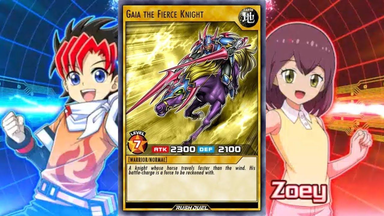 Dueling Zoey & Gaia The Fierce Knight | Yu-Gi-Oh! Rush Duel: Dawn of ...