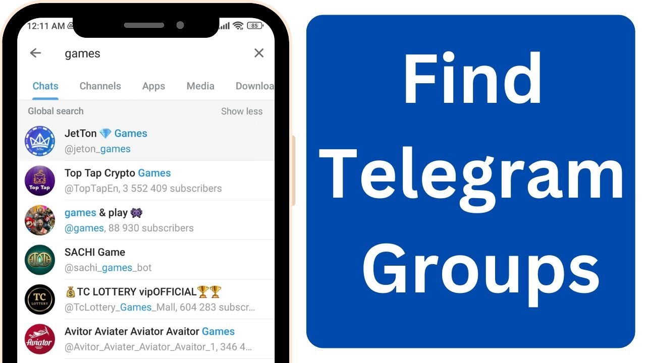 How to Find Telegram Groups Find Telegram Group Link - YouTube
