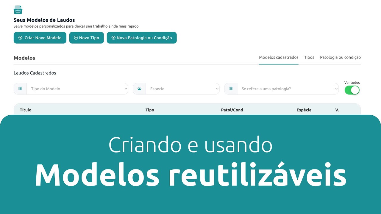 Criando e utilizando Modelos reutilizáveis - YouTube