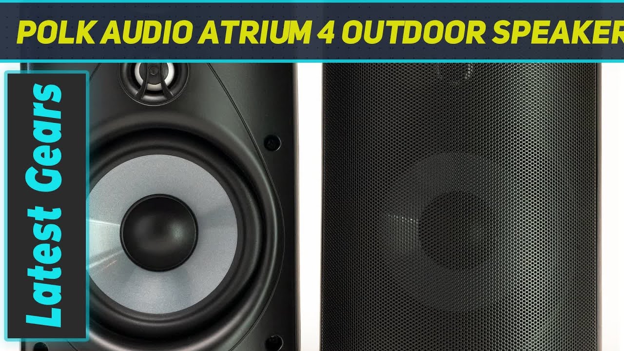 Polk Audio Atrium 4 Outdoor Speakers with AZ Review - YouTube