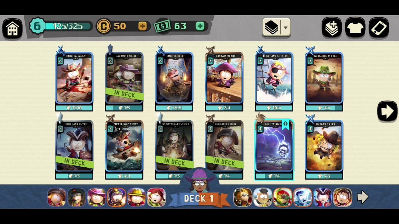 My Own all card South Park Phone Destroy ( Please help me bit master ...