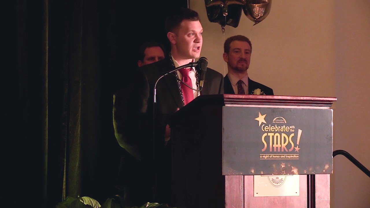 Kyle LaBuff, The Honorable Anthony V. DeMayo Pro Bono Award - YouTube