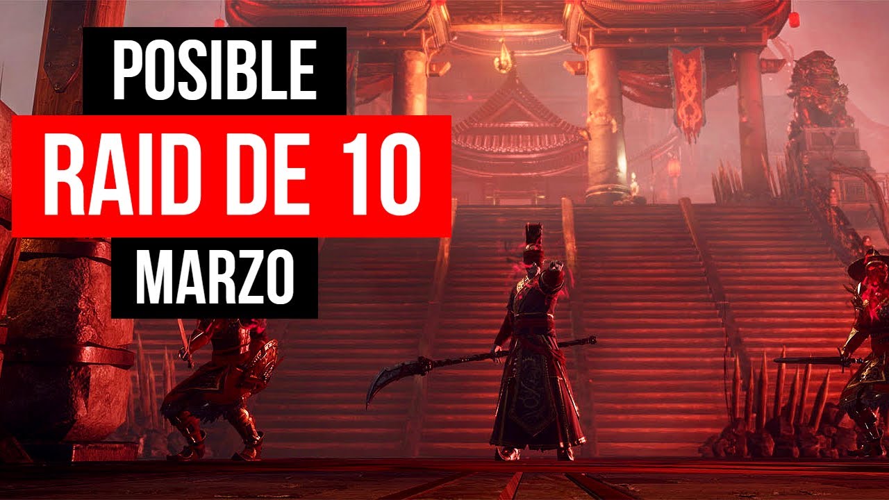 NEW WORLD TENDRÁ RAID DE 10 EN MARZO ?? 🔴 TRABUCO CONFIRMADO 🔴 New ...
