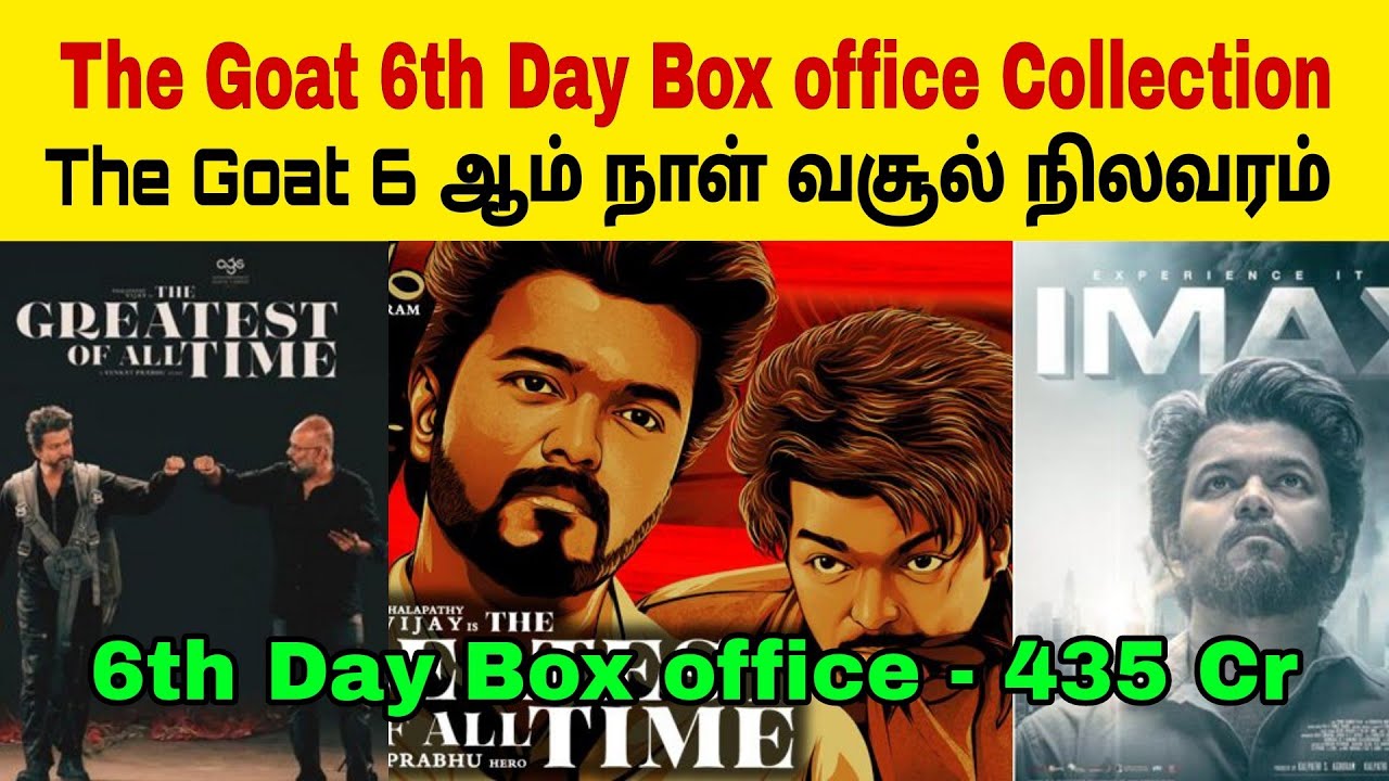 The Greatest Of All Time 6th Day total worldwide box office collection ...