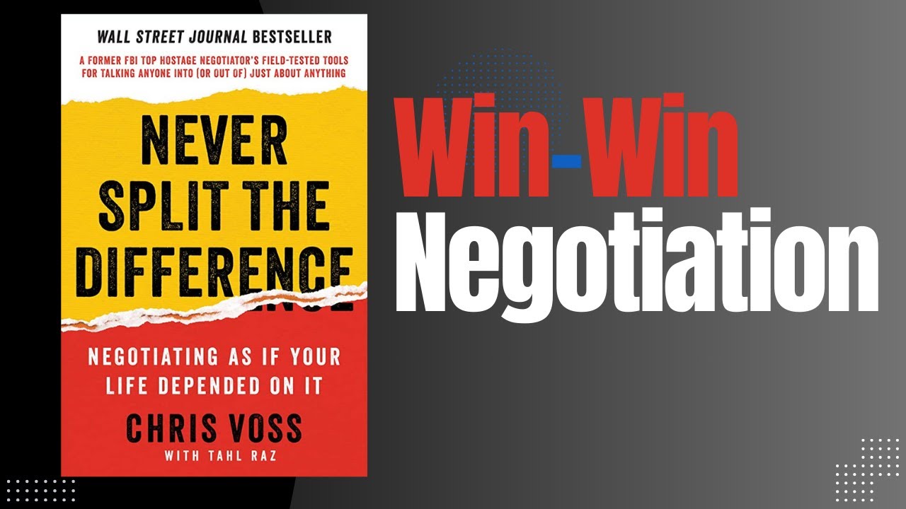 Psychology of Negotiation | 'Never Split the Difference' Summary | Animated Summaries - YouTube
