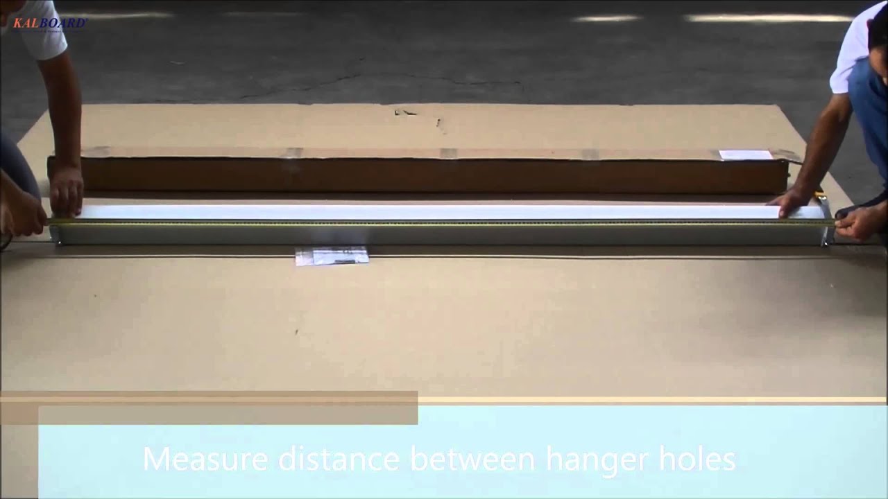 Manual Screen Installation - YouTube