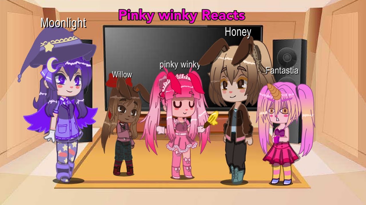 Pinky winky characters react to….. (1/????) - YouTube