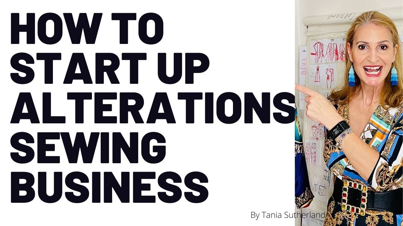 How to start up alterations sewing business - YouTube
