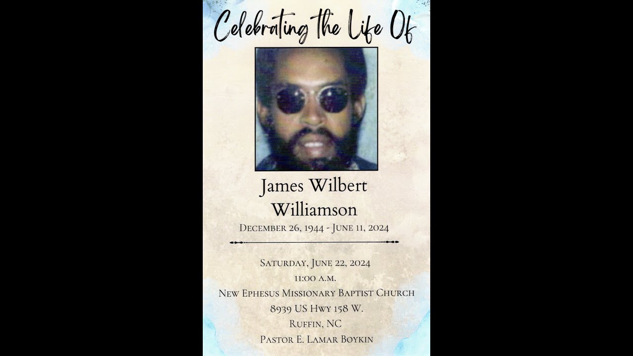 James Wilbert Williamson - YouTube