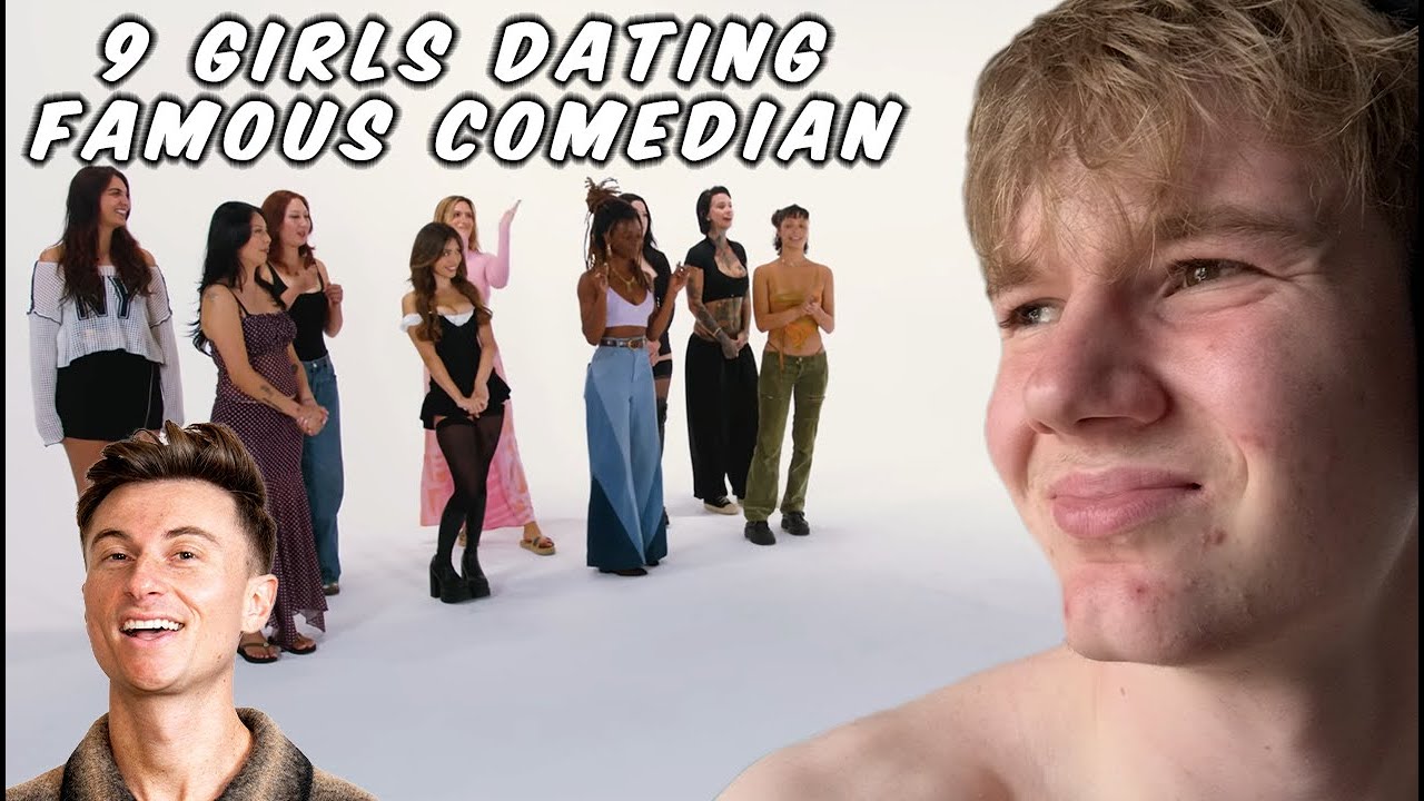 9 Girls Blind Dating A Famous Comedian - YouTube