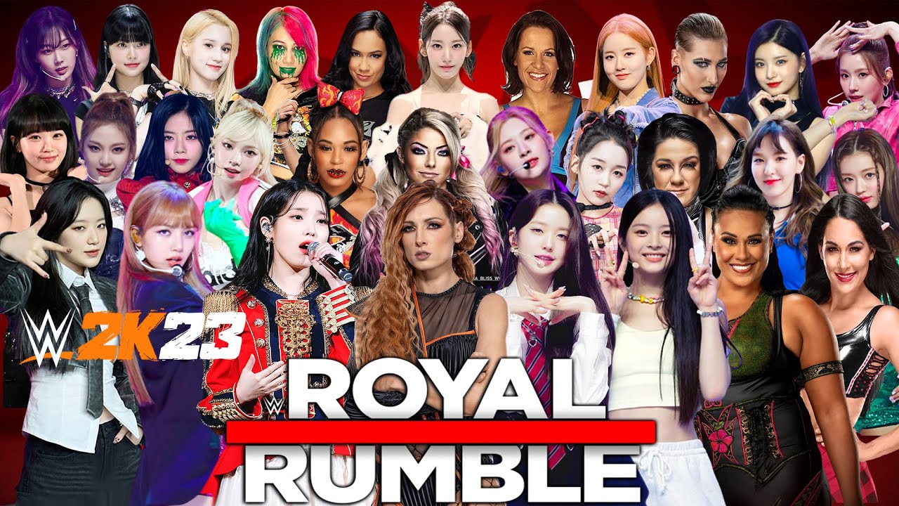 WWE2K23 KPOP - 30 WOMAN ROYAL RUMBLE | Universe Mode | - YouTube