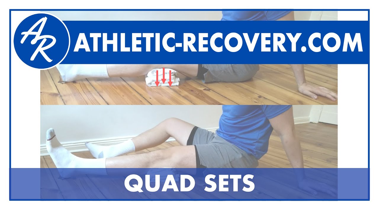 ACL Recovery Phase 1: Exercises - Quad Sets - YouTube