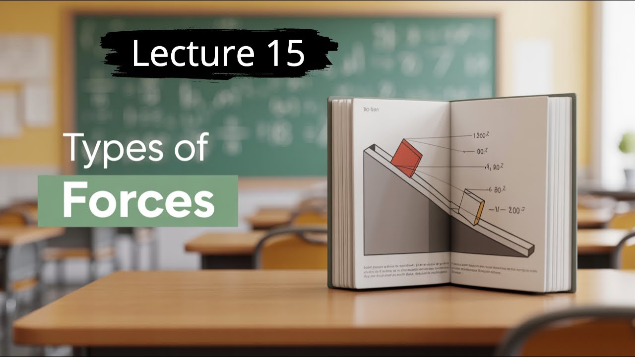 Lecture 15: Types of Mechanical Forces in Physics | Friction, Tension ...