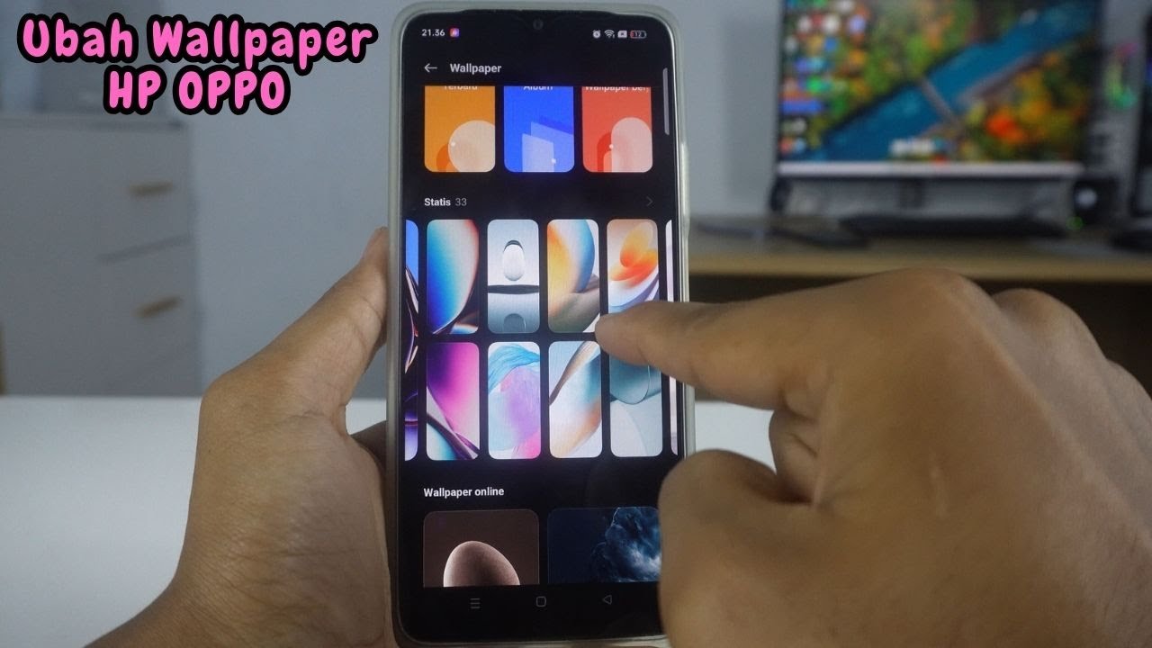 Cara Mengubah Wallpaper HP Oppo A38, A18, A58 & HP Oppo Lainnya - YouTube