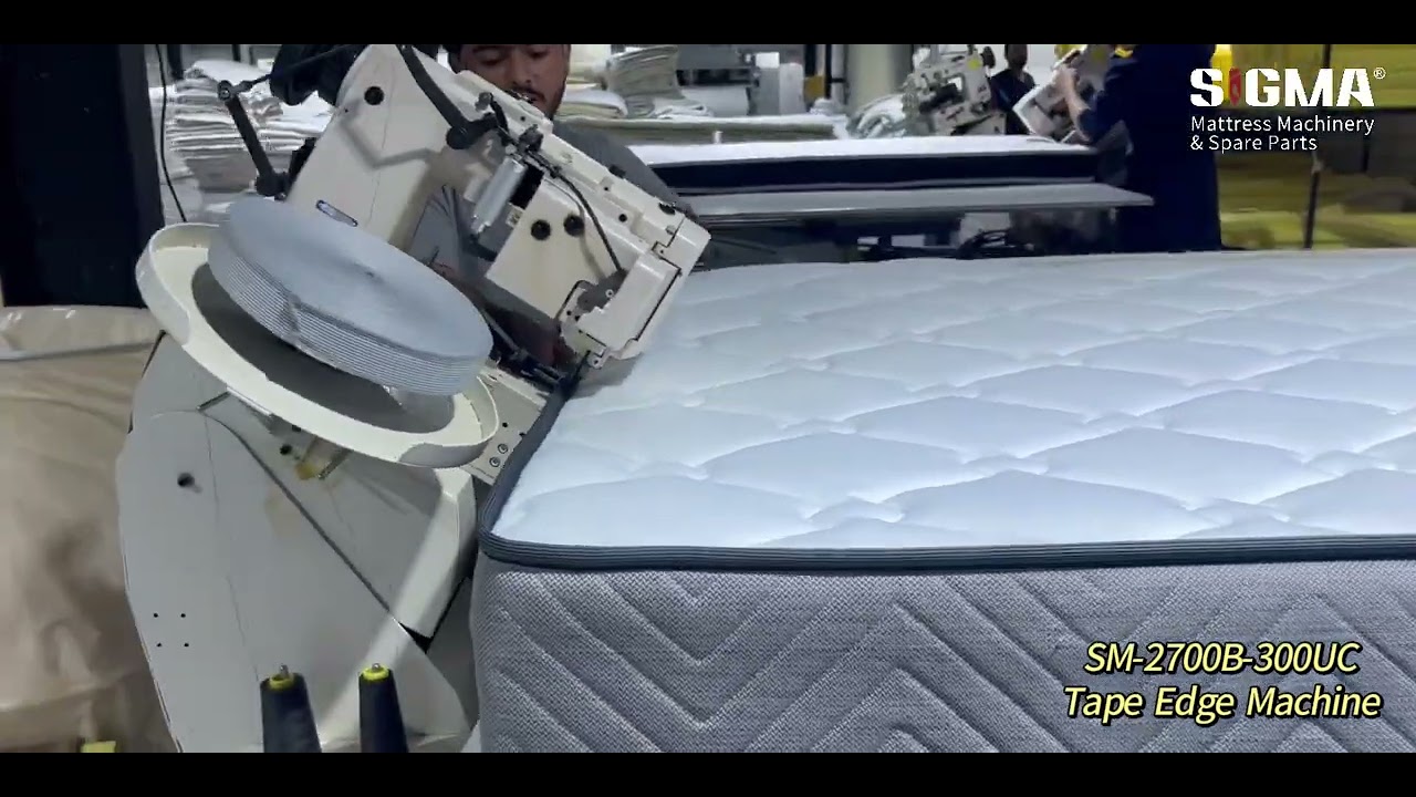 SM-2700B- 300U Tape edge machine - YouTube