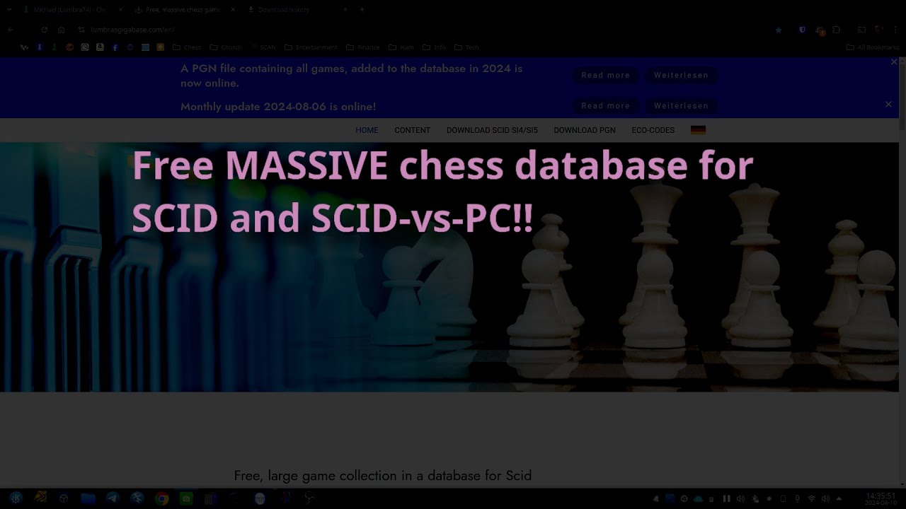 LumbrasGigaBase for SCID and SCID-vs-PC - YouTube