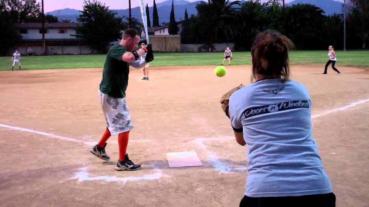 Fielding Wayne Pitching Striking Out Power Hitter With High Dropper ...