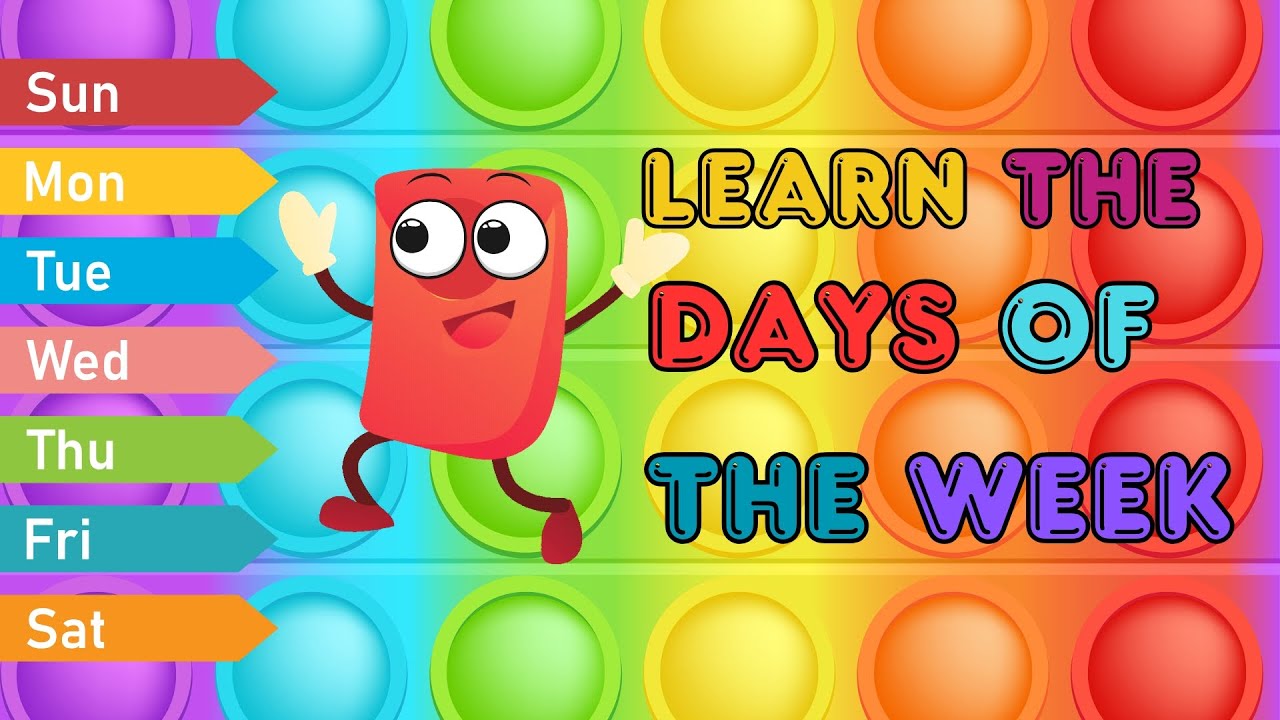 Learn Days of the Week | Easy and Fun Learning for Kids! #kidslearning ...