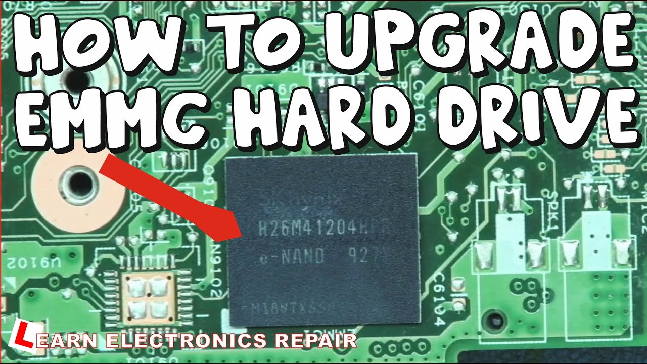 How To Upgrade An EMMC Hard Drive Increase Capacity In NUC PC Or ...