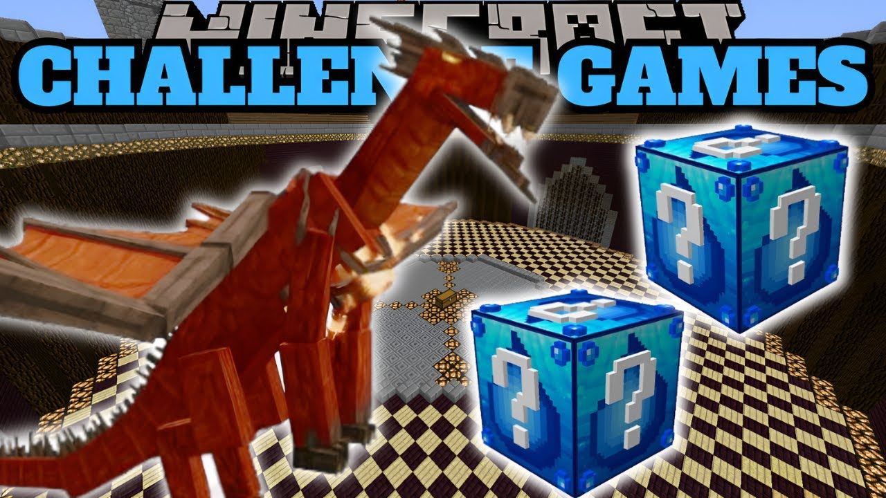 Minecraft: INFERNO DRAGON CHALLENGE GAMES - YouTube