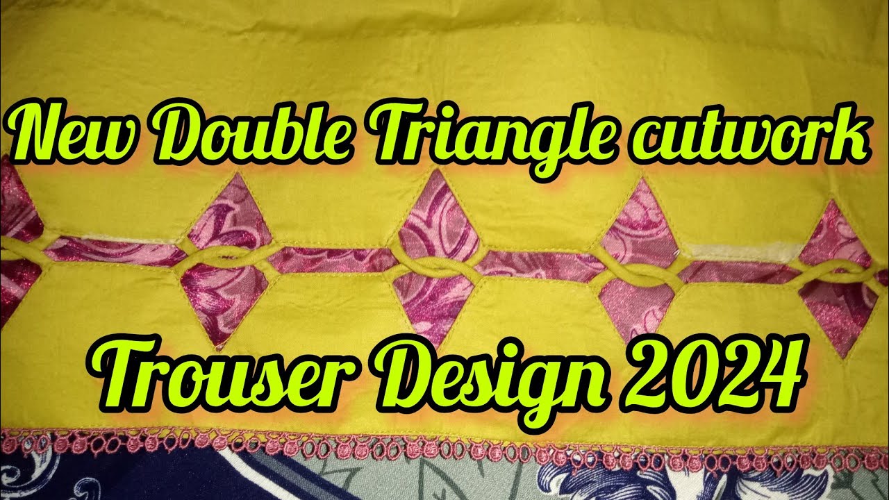 New Trouser Design 2024 Cutting and Stitching By Javeria Hanif khan ...