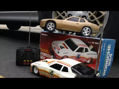 2 Radio Shack 1985 Porsche 924 RC 1 original 1 cheap custom - YouTube