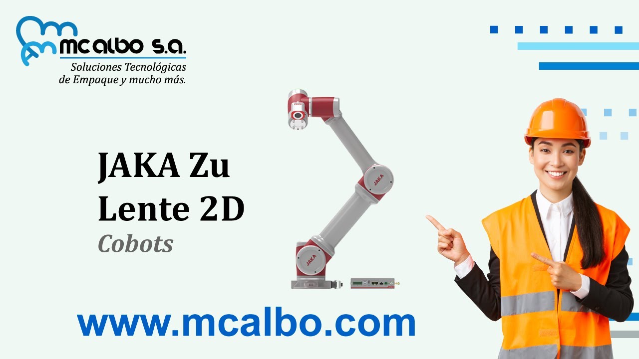 JAKA Zu 2D Lens COBOTs (Lente-Cámara 2D) - YouTube