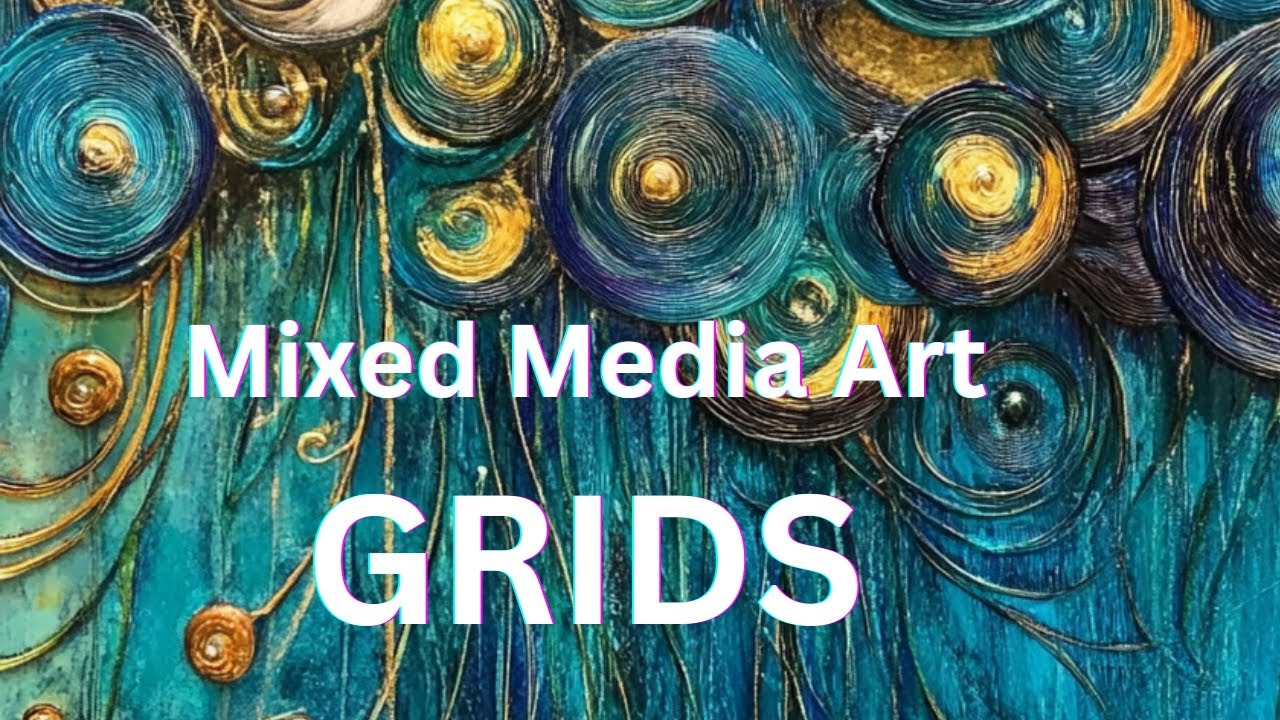 I Turned Simple Abstract Shapes into Stunning Grid Art - YouTube