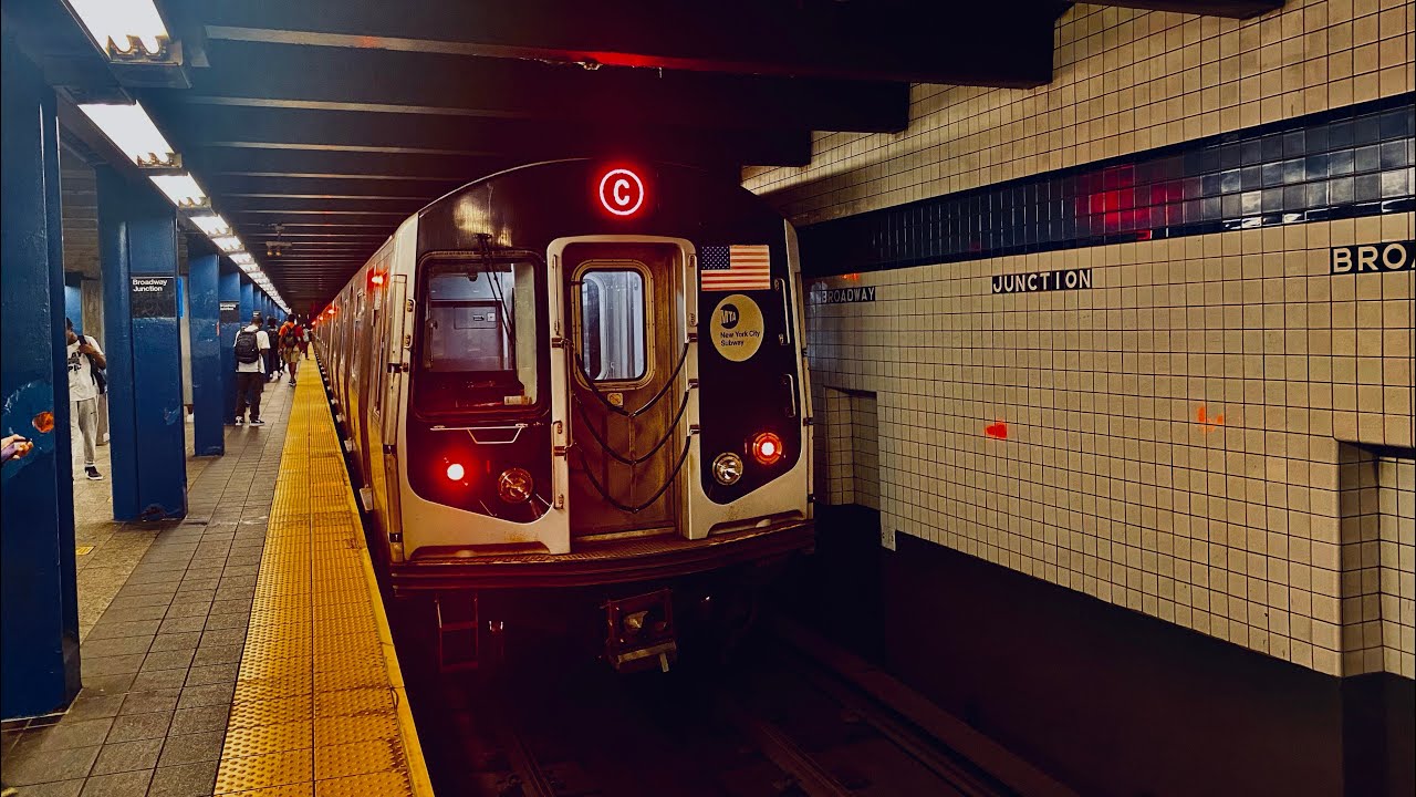 R160 C train action - YouTube