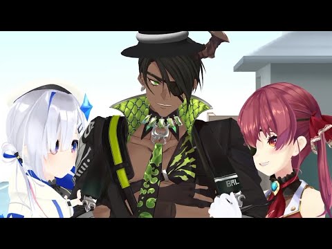 MMD Hololive 】 How to get the Hololive ladies.. With Aragami Oga - YouTube