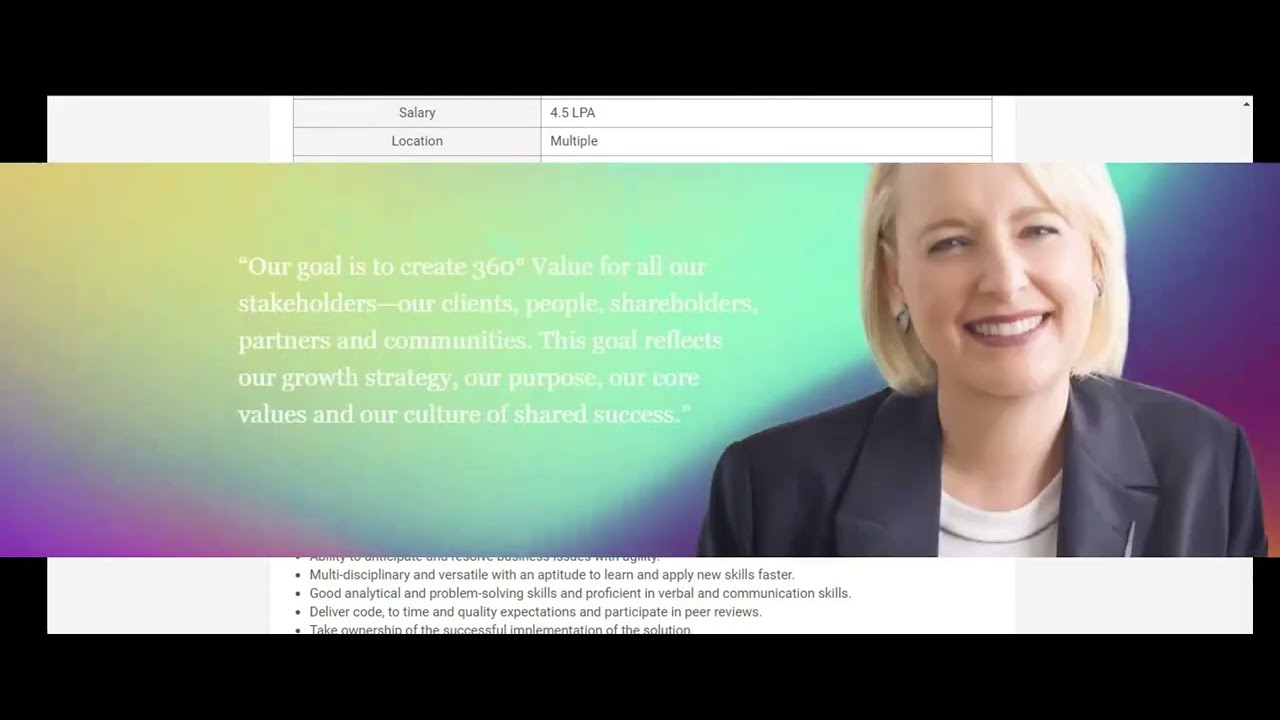 Job Update | Accenture Hiring Process For ASE Role, Associate Software ...