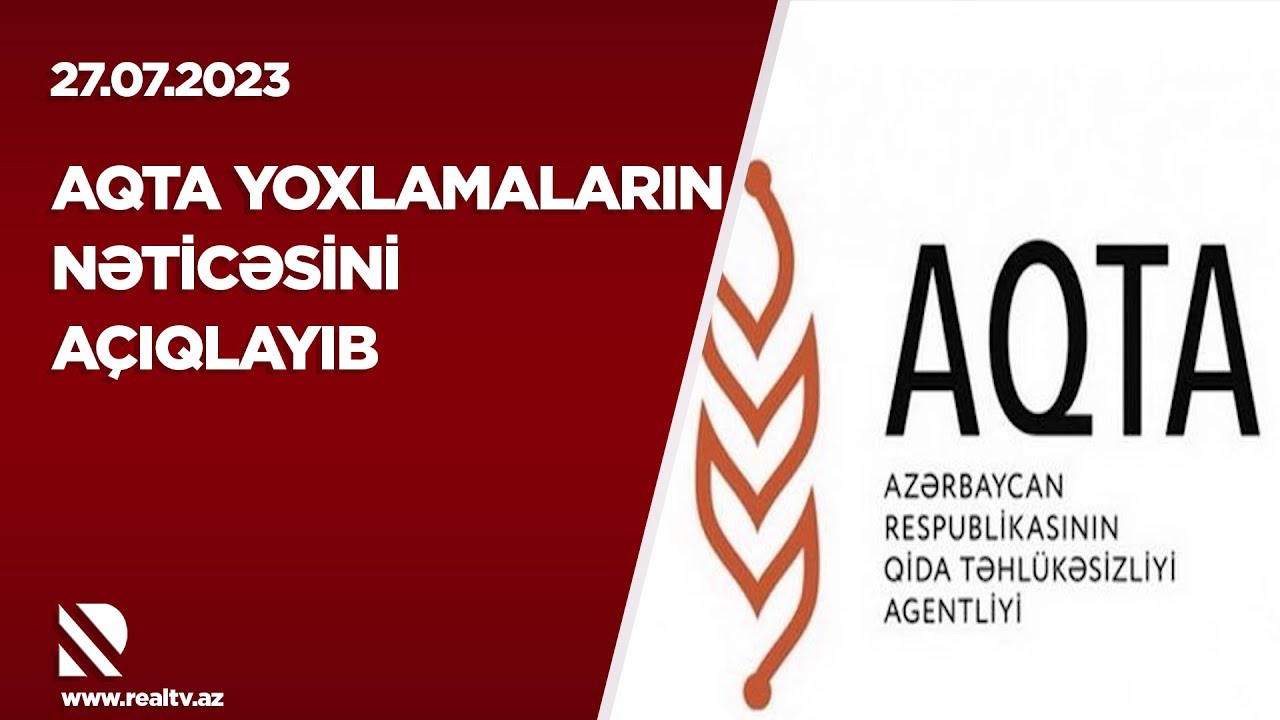 AQTA yoxlamaların nəticəsini açıqlayıb - YouTube
