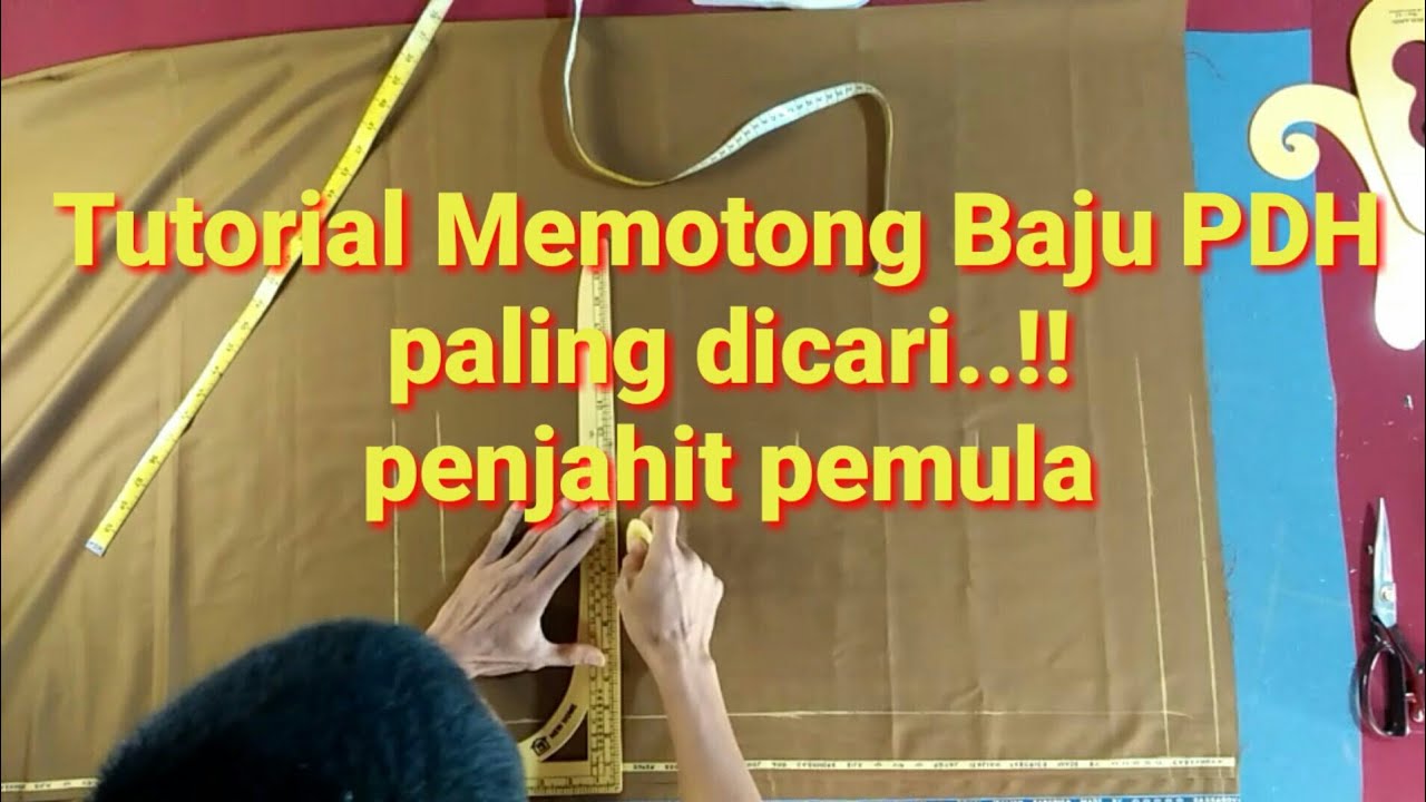 Cara memotong baju PDH Terbaru |Ruang Jahit Otodidak | - YouTube