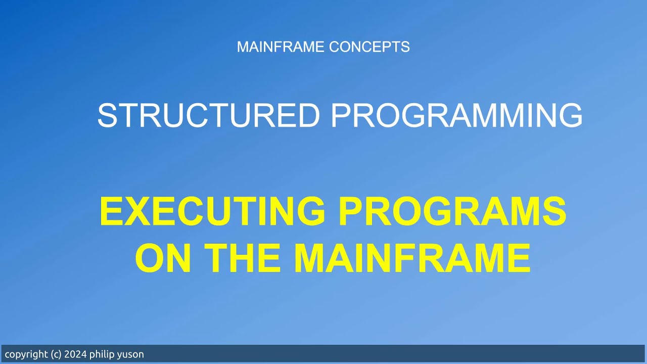 MVS Tk5 -Ways of Executing Program on MVS - YouTube