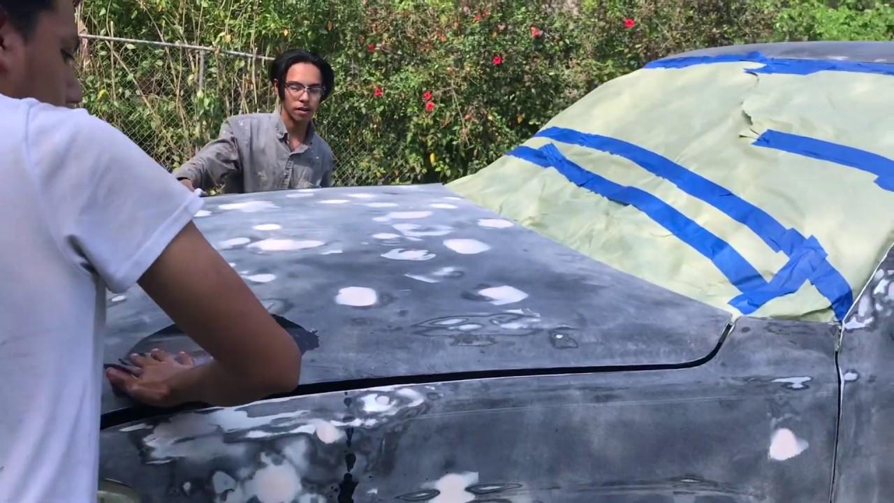 Raptor Liner Paint Job Step by Step Suburban Part 5 of 7 - YouTube