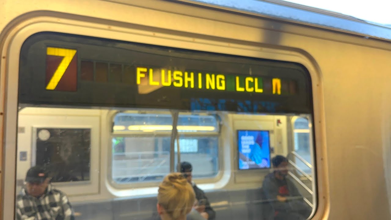 R188 Ride on the (7) Express/Local train - YouTube