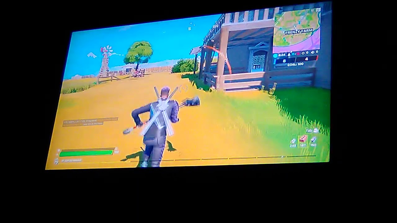 playing fortnight on PS4 on keyboard - YouTube