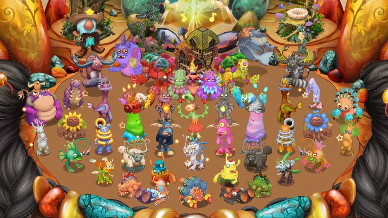 My Singing Monsters - Amber Island - (Full Song) (With Drummidary ...