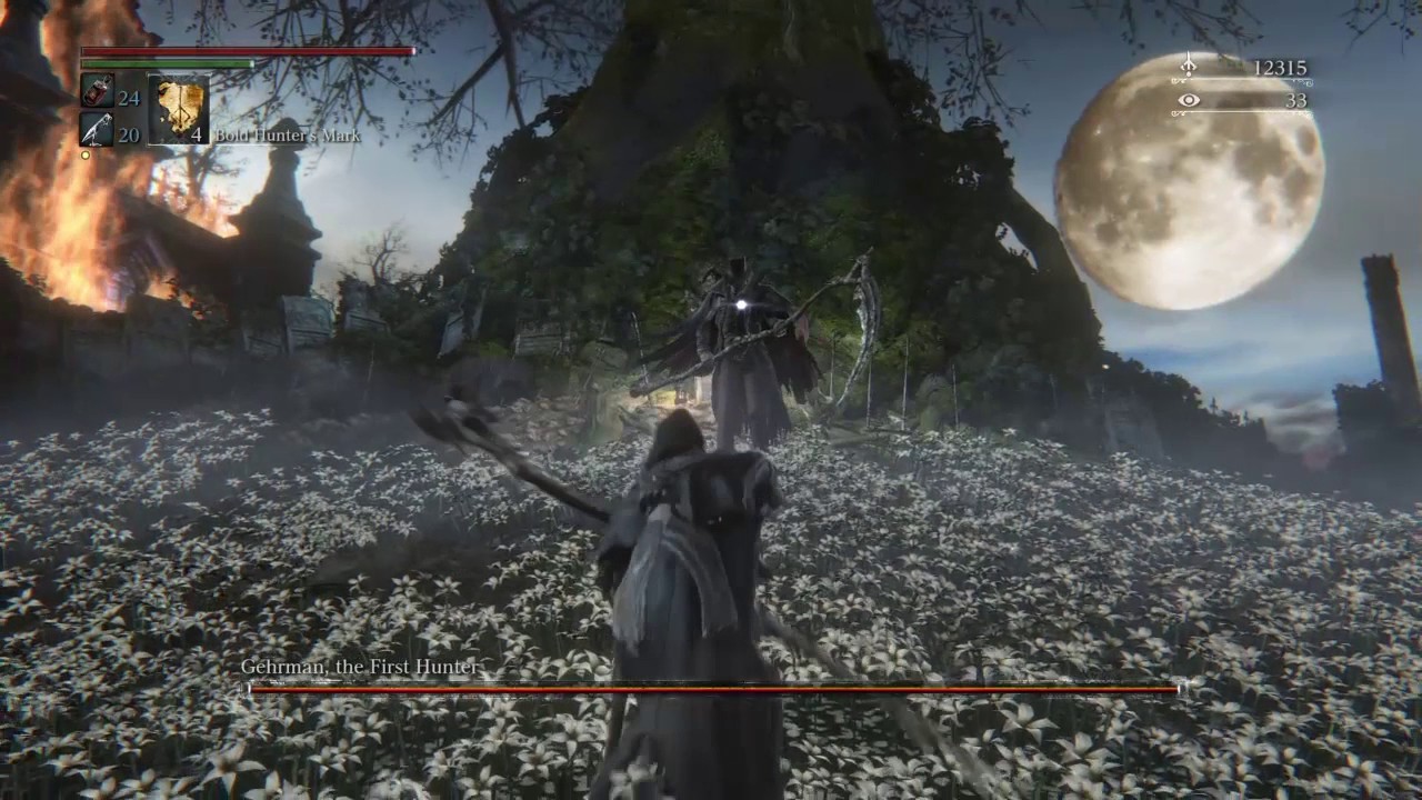 Bloodborne Gehrman Death Glitch. - YouTube