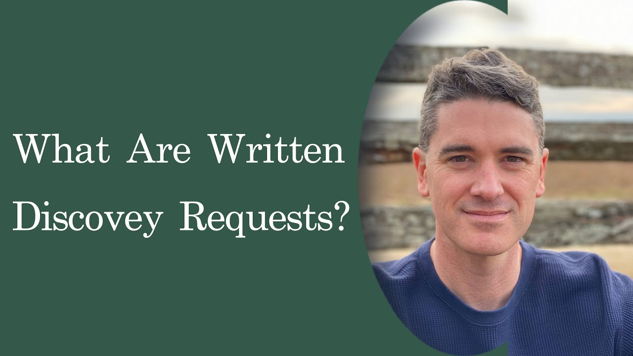 What Are Written Discovery Requests In A Lawsuit? / justice with jed ...