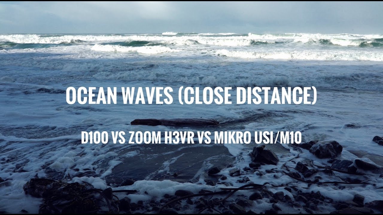 Oregon Trip Day 02 - Field Recording Shootout Ocean Waves Close ...
