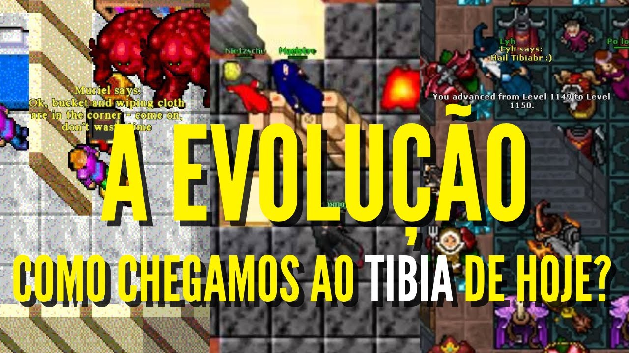 TIBIA - A EVOLUÇÃO - COMO CHEGAMOS ATÉ O TIBIA DE HOJE E COMO SERÁ O ...