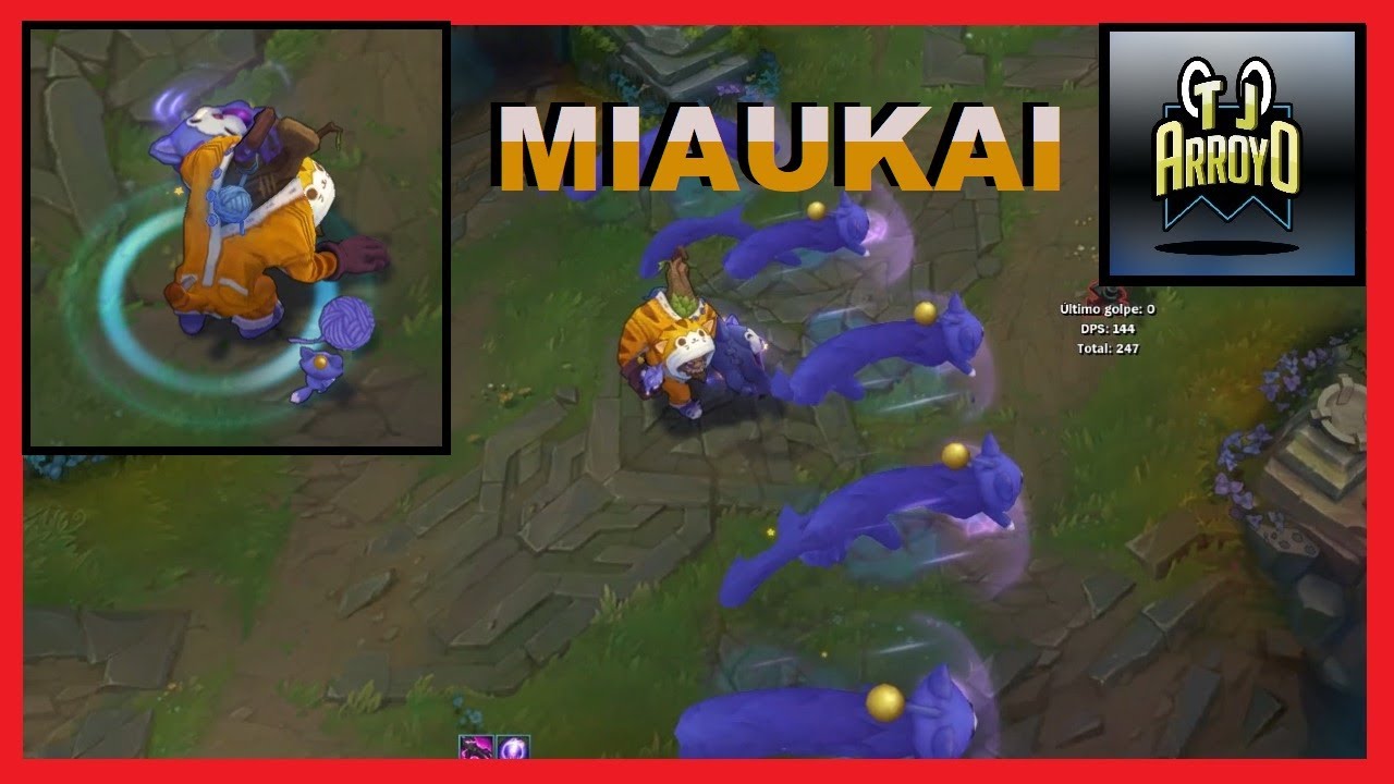 🐱MIAUKAI skin lol interacciones 2021 ESPAÑOL (MEOWKAI)- league of ...