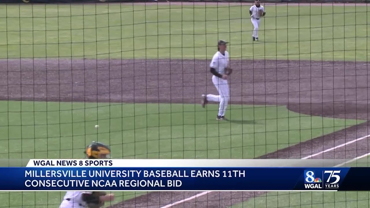 Millersville Baseball earns 11th consecutive NCAA Regional Bid - YouTube
