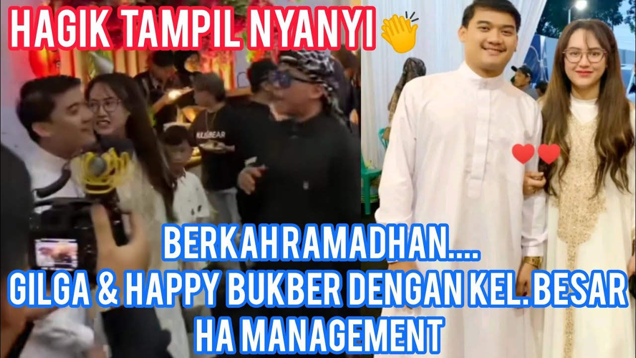 BERKAH !! HAPPY ASMARA & GILGA SAHID DI ACARA BUKBER HA MANAGEMENT. BOS & ANAN BUAH TAMPIL😁 ...